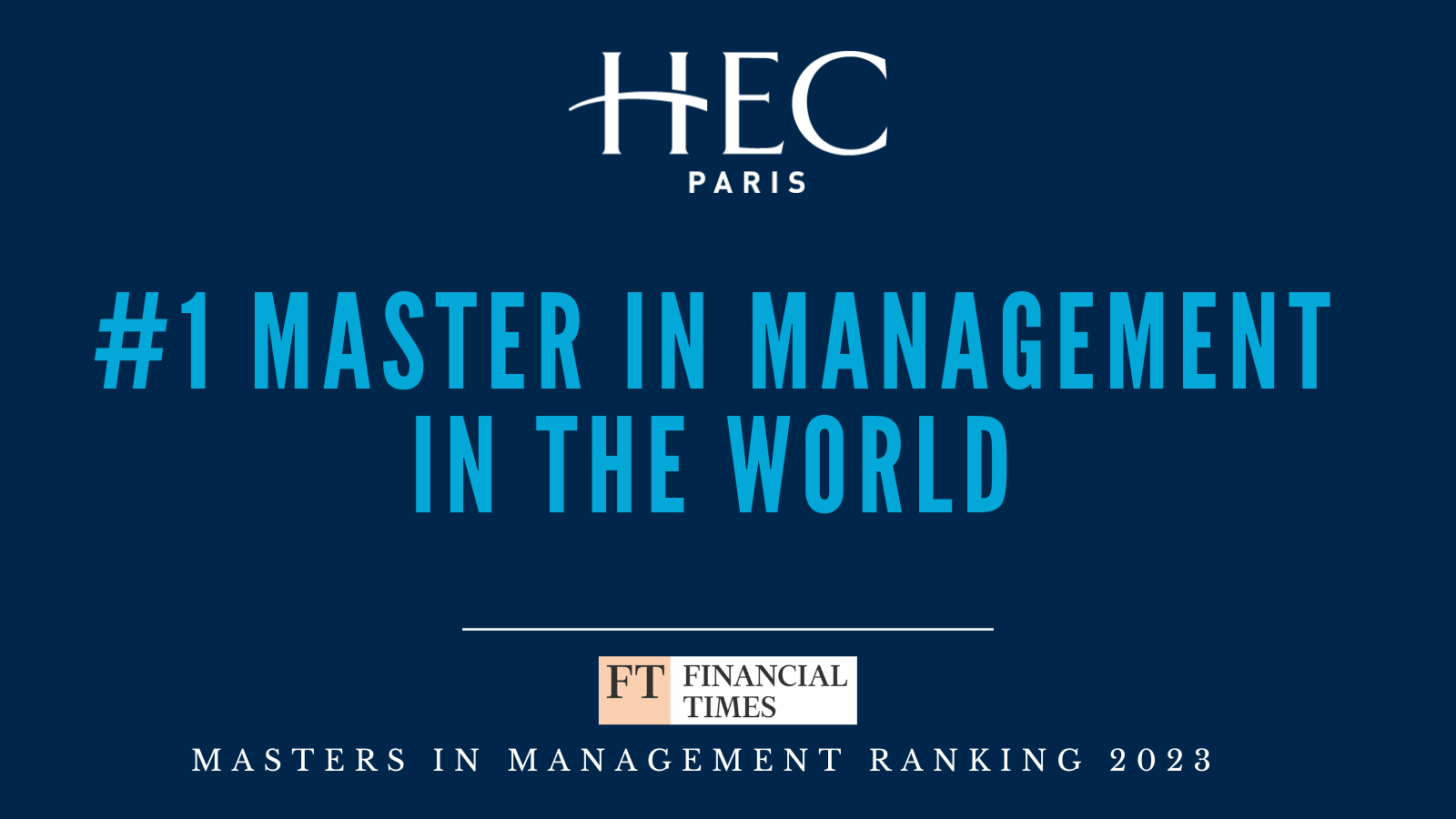 HEC Tops FT Global Ranking for MiM in Historic Performance | HEC Paris HEC Tops FT Global Ranking for MiM in Historic Performance | HEC Paris